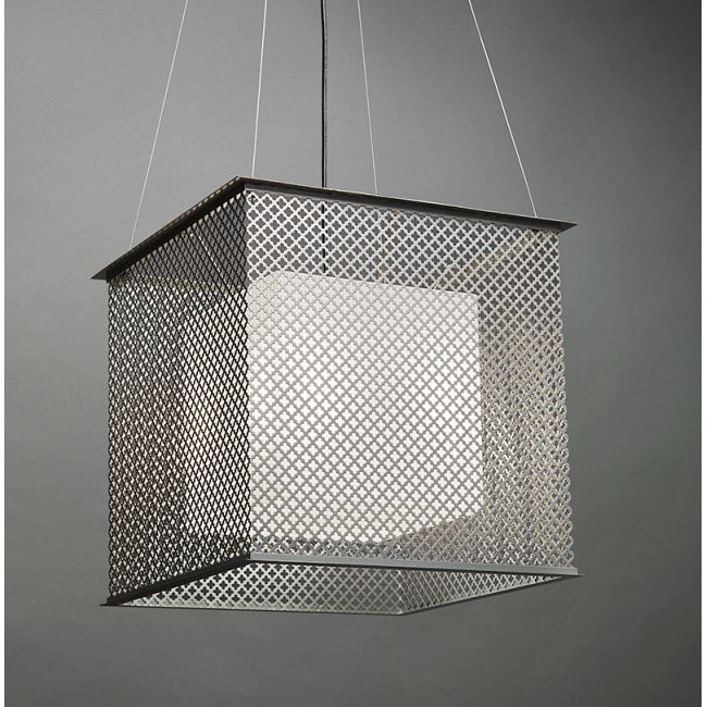 Clarus Square Shade Square Cutout Pendant by UltraLights | 14318-SQ-CB ...