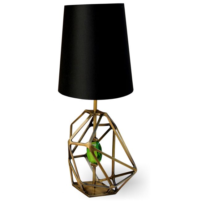 Gem Table Lamp by Koket | GEM TABLE-PB-EM | KKT368678