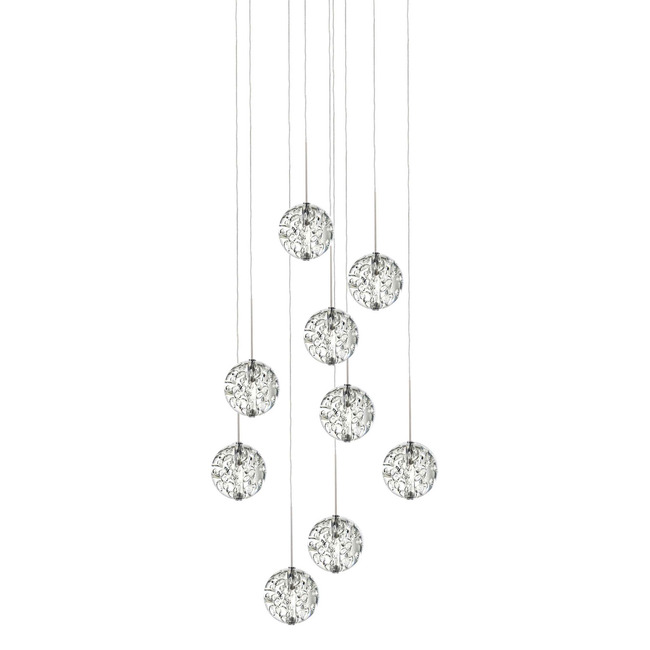 Bubble Ball 9 Light Round LED Pendant by PureEdge Lighting | 16RD-9 ...
