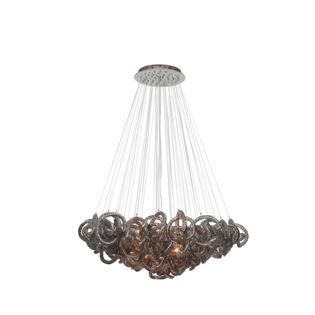 Infinity Chandelier by Viz Glass | CH-2416-5MT | VIZ401344