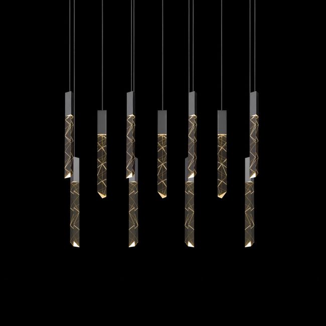 Trinity 11-Light Linear Pendant by SONNEMAN - A Way of Light | 2958.01