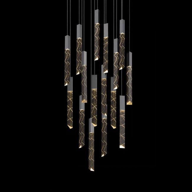 Trinity Square 16-Light Pendant by SONNEMAN - A Way of Light | 2959.01
