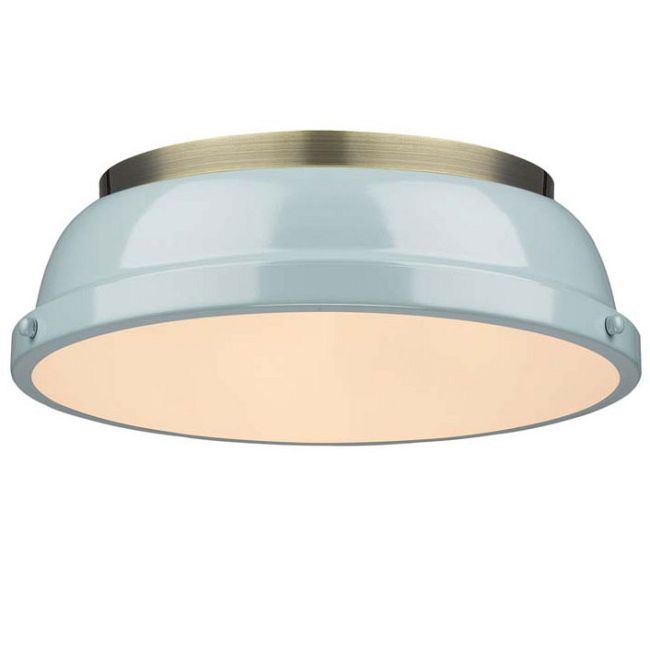 Duncan Ceiling Light Fixture by Golden Lighting | 3602-14 AB-SF | GLD489718