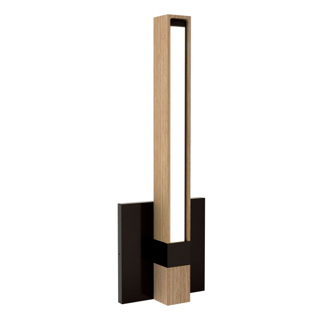 Tie Stix Wood Vertical Fixed Warm Dim Wall Light by PureEdge Lighting ...