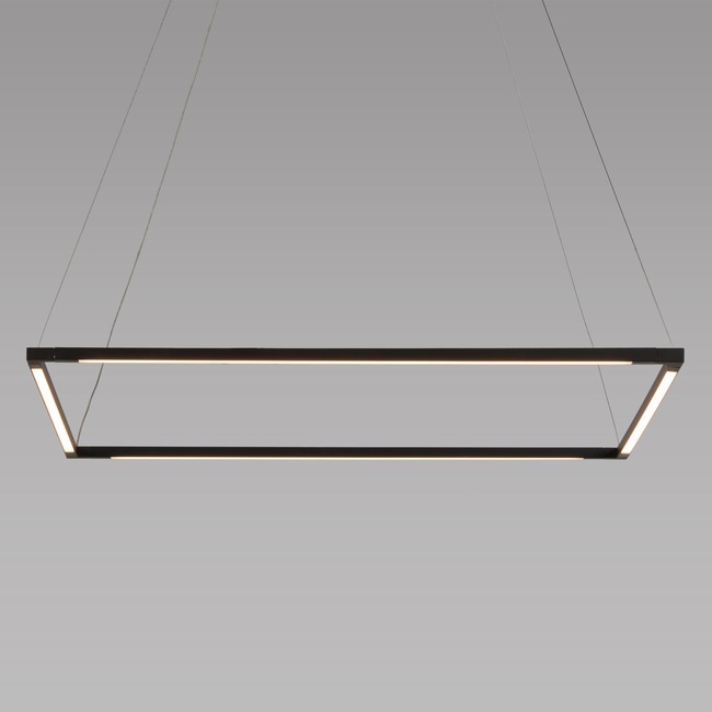 Z-Bar Square Pendant by Koncept Lighting | ZBP-24-S-SW-MTB-CNP | KNC539110