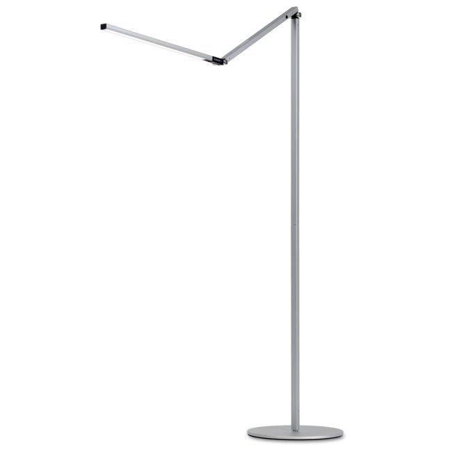 Z-Bar LED Floor Lamp by Koncept Lighting | AR5000-CD-SIL-FLR | KNC56887