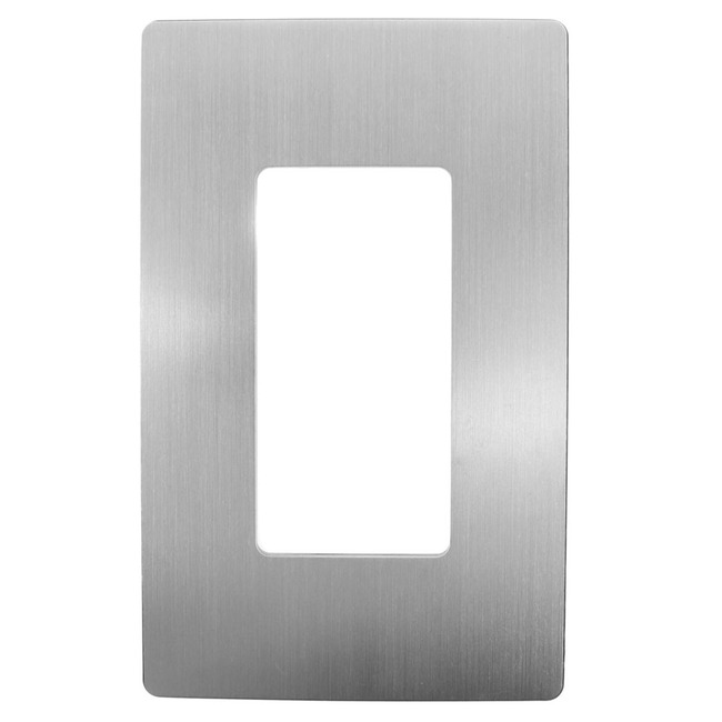Claro Designer Style Wall Plate by Lutron | cw-1-ss | LUT5753