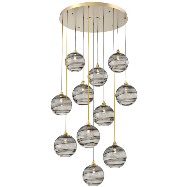 Terra Round Multi Light Pendant by Hammerton Studio | CHB0047-11-BS-OB ...