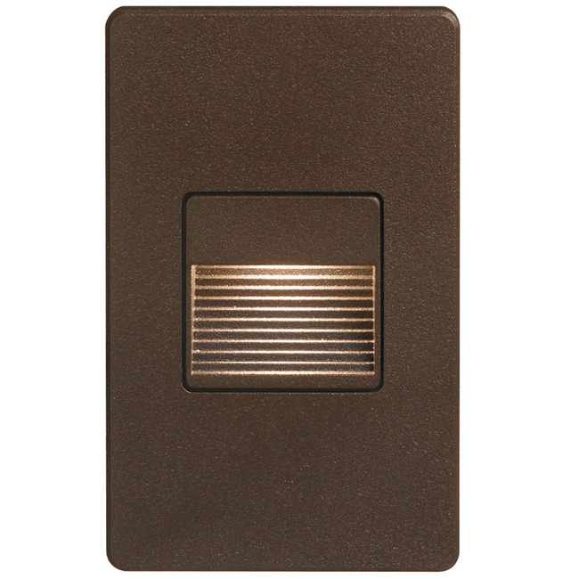 Bella Rectangle Outdoor Step Light by Dainolite | DLEDW-200-BZ | DAI592082
