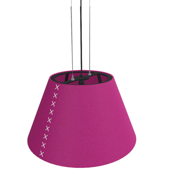 BuzziShade Pendant by BuzziSpace | BZSHADE-M-BK-65-WH-78 | BZZ593088