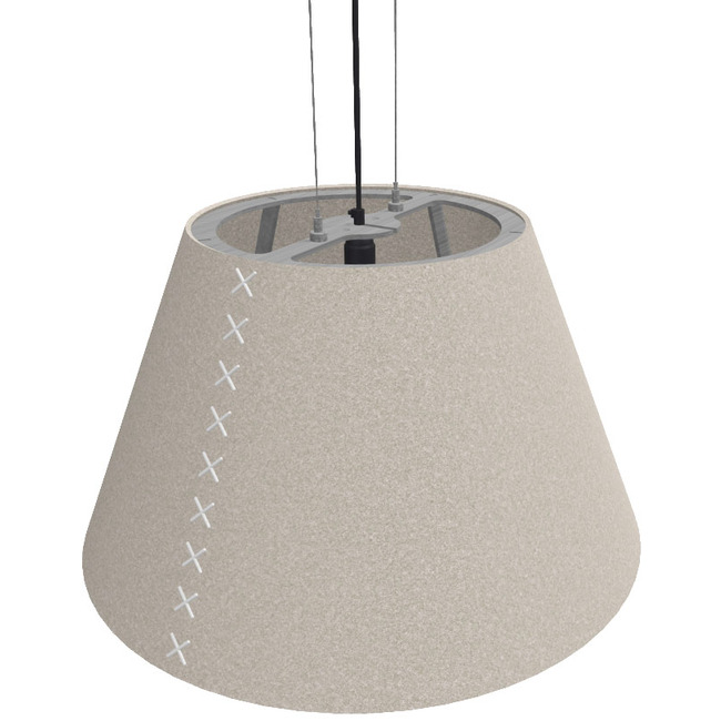BuzziShade Pendant by BuzziSpace | BZSHADE-M-AL-63-WH-78 | BZZ593130