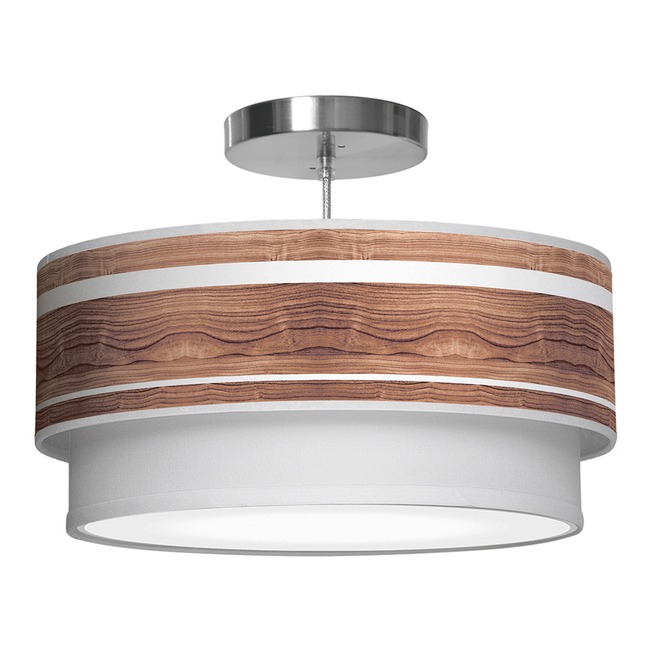 Band Double Tier Pendant by Jef Designs | JD_BAND_WLNT_LUTH16 | JEF594086