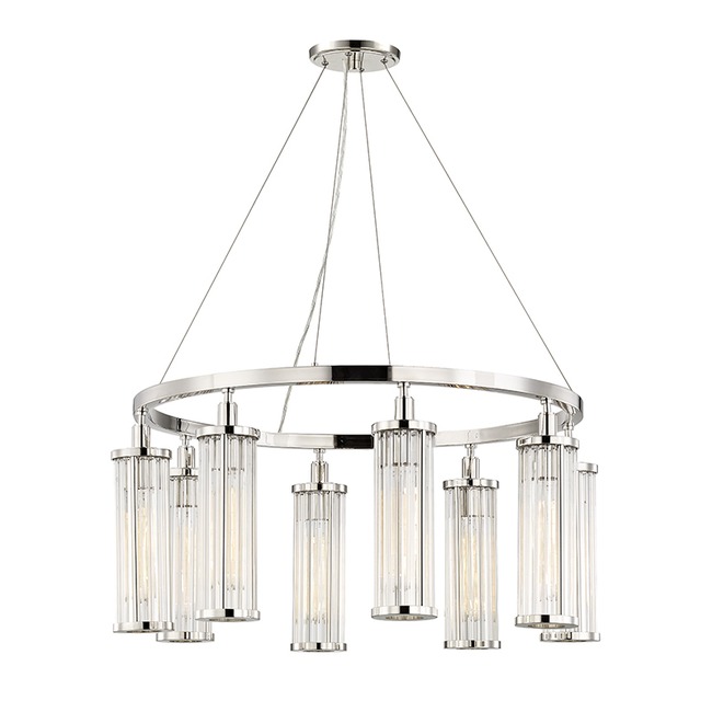 Marley Chandelier by Hudson Valley Lighting | 9130-PN | HUD607436