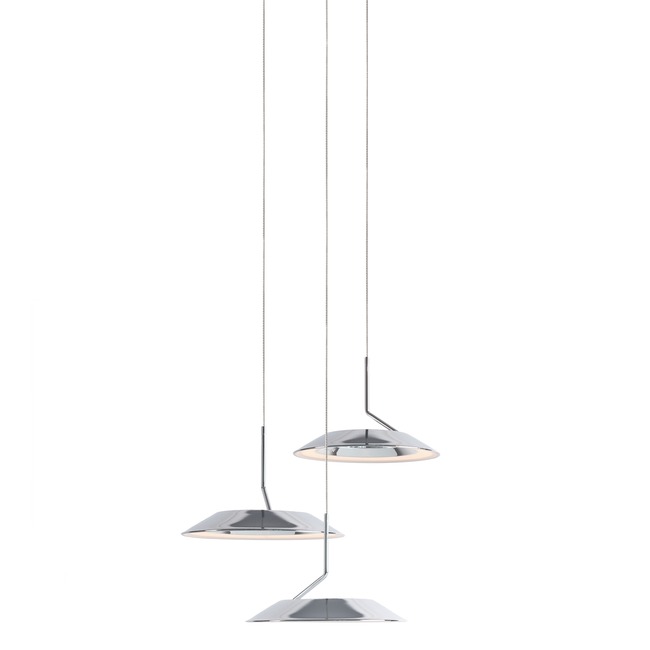 Royyo Circular Multi Light Pendant by Koncept Lighting | RYP-C3-SW-CRM ...