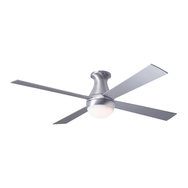 Ball Flush Ceiling Fan with Light by Modern Fan Co. | BAL-FM-BA-42-AL ...