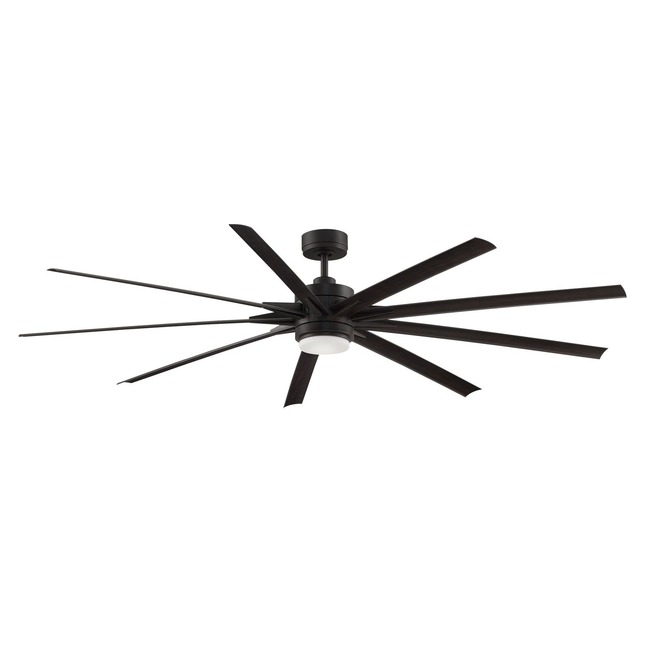 Odyn Outdoor Ceiling Fan with Light by Fanimation | FPD8159DZW | FAN621133