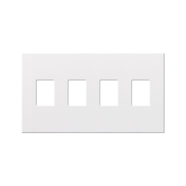 Architectural Wall Plate by Lutron | vwp-4-wh | LUT6374