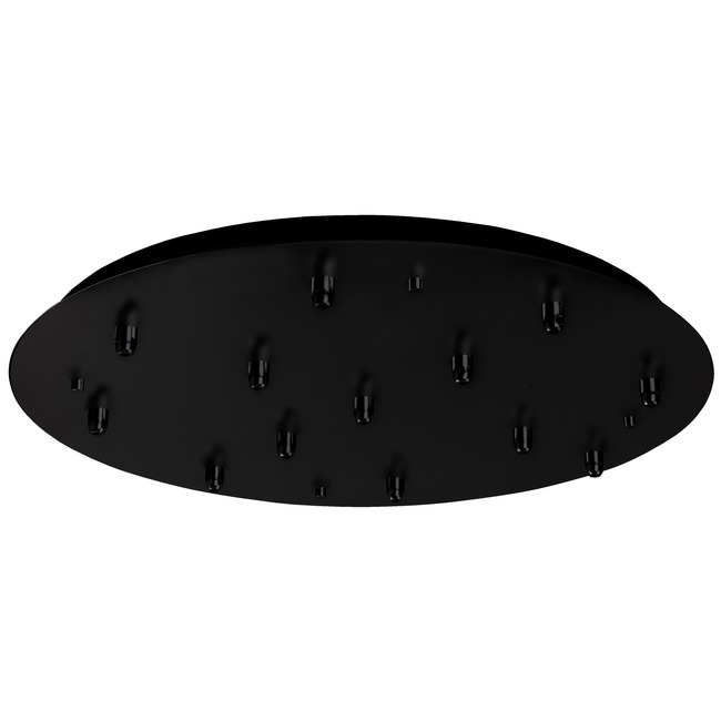 Multi Port Round Canopy by Kuzco Lighting | CNP13AC-BK | KZC657784