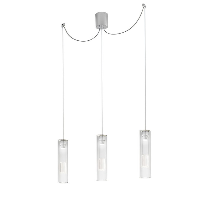 Fairy LED Cylinder Multi Light Decentralized Pendant by Leucos | LEU ...