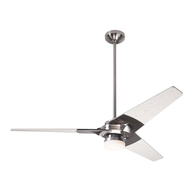 Torsion Ceiling Fan with Light by Modern Fan Co. | TOR-BN-52-BK-271-003 ...