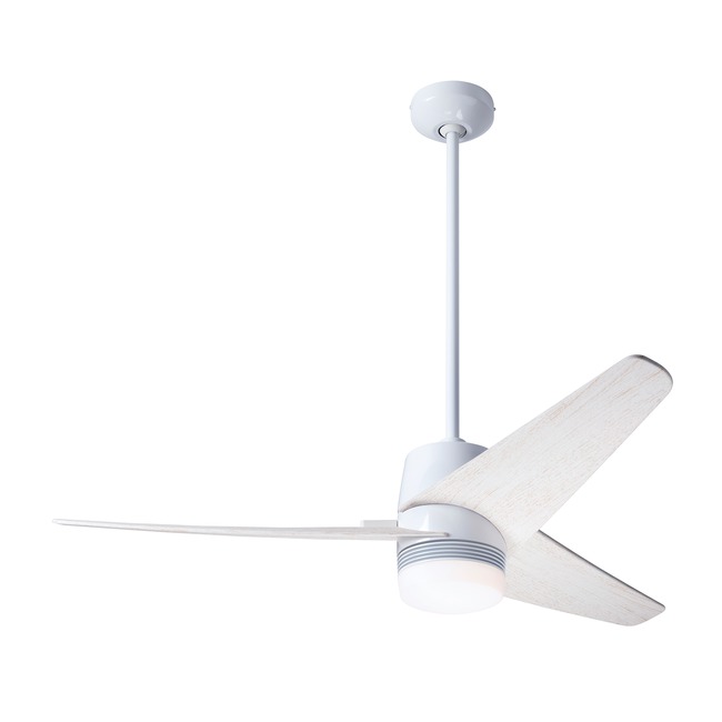 Velo DC Ceiling Fan with Light by Modern Fan Co. | VEL-GW-48-WW-853-RC ...