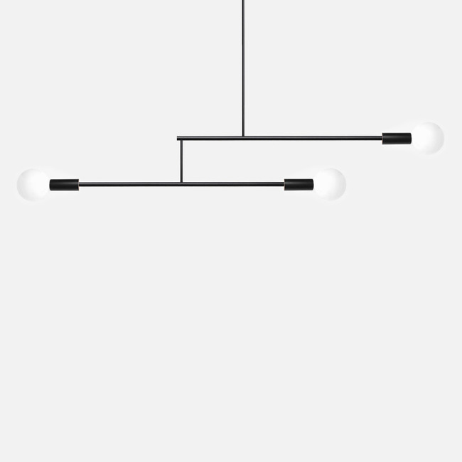 Mobile Chandelier by Andrew Neyer | ML-2-BLK-24IN | ANA829980