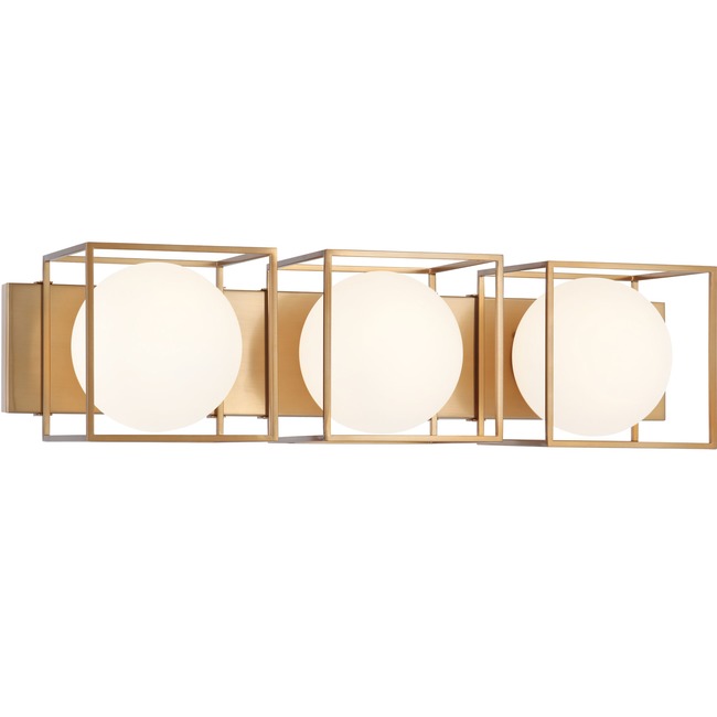 Squircle Bathroom Vanity Light by Matteo Lighting | S03803AG | MTO833194