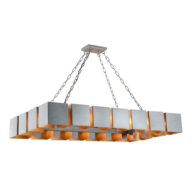 Mattone Chandelier by Matteo Lighting | C59318SV | MTO833454