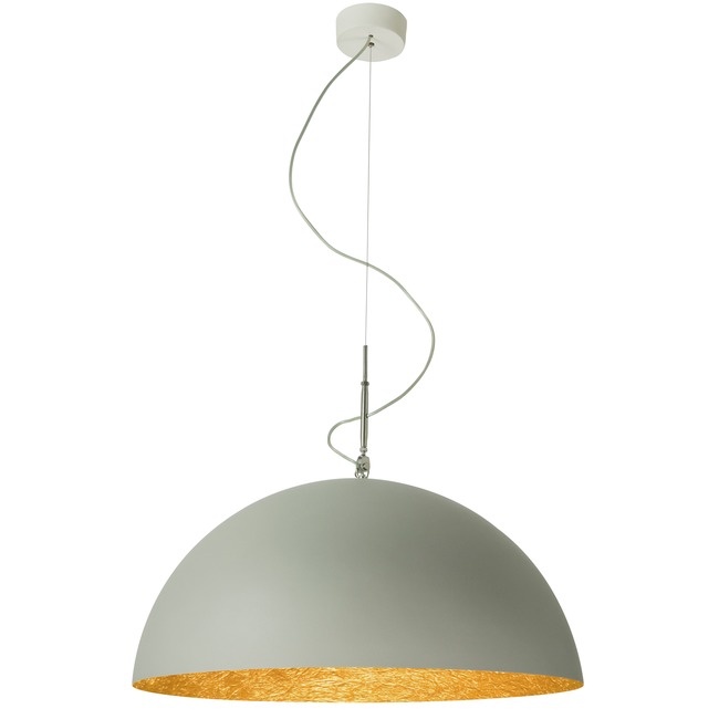 Matt Mezza Luna Cemento Pendant by In-Es Artdesign | IN-ES05020G-O ...