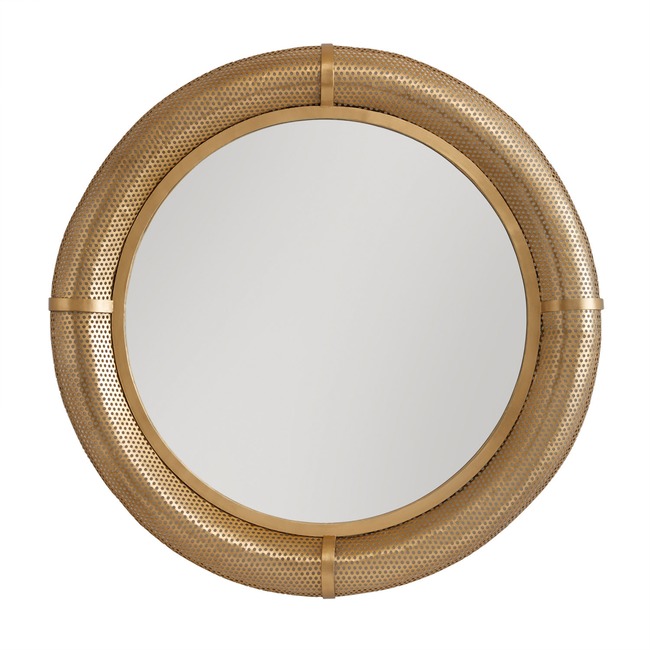 Perforated Metal Round Mirror by Capital Lighting | 736101MM
