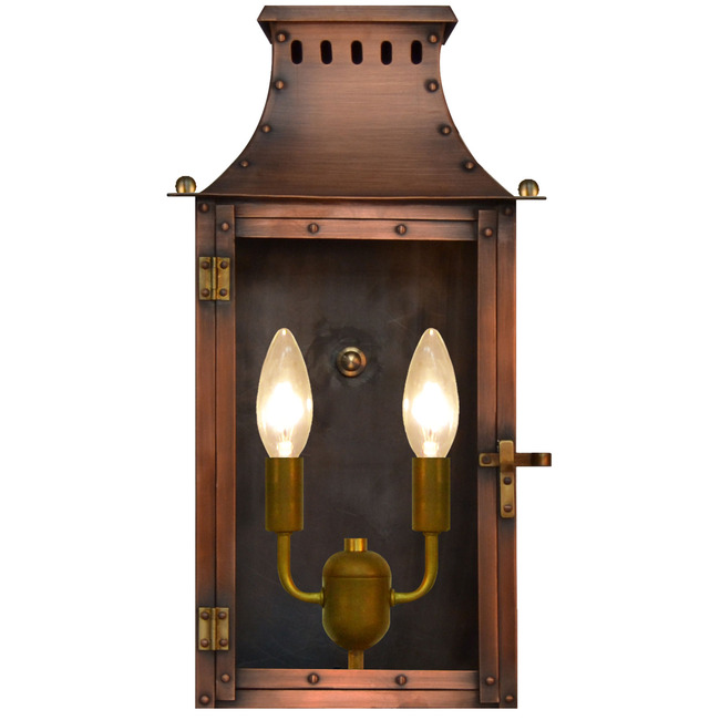 York Town Outdoor Wall Light by The CopperSmith | YK19E | TCS874412