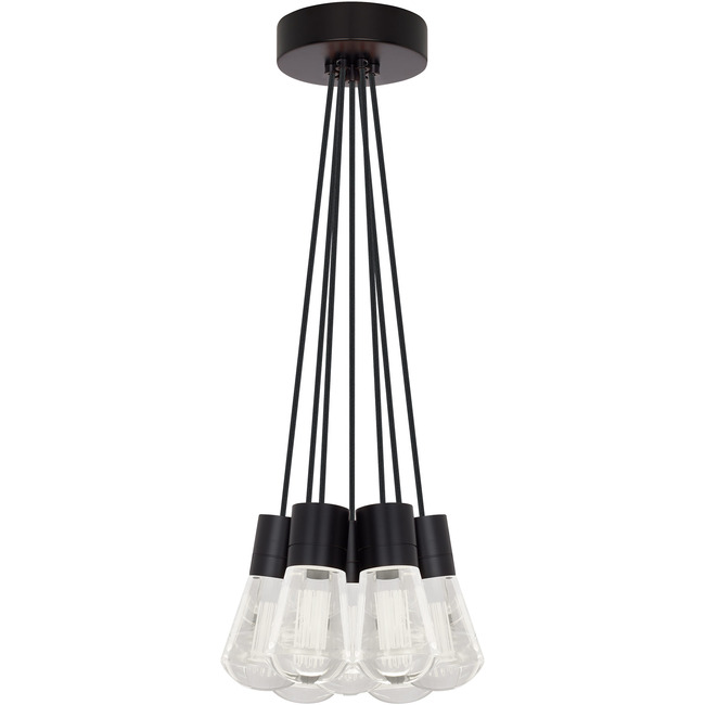 Alva Multi-Light Pendant by Tech Lighting | 700TDALVPMC7BB-LED922 ...