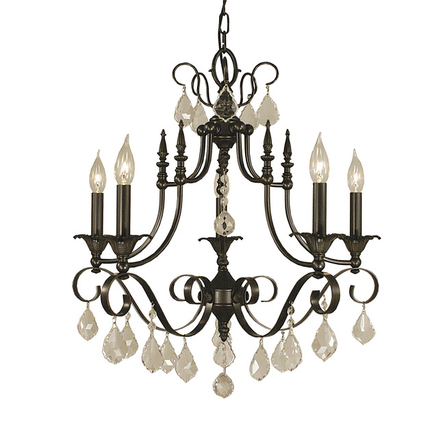 Liebestraum Crystal Drop Chandelier by Framburg | F-2975 BN | FRG900488