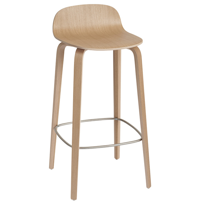 Visu Bar Stool by Muuto | MVISSTBW-OAK-OAK | MUU902789
