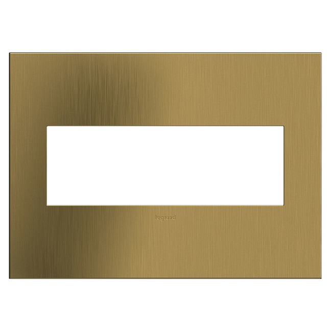 Adorne Cast Metal Wall Plate by Legrand Adorne | AWC3GBSB4 | LEG917579