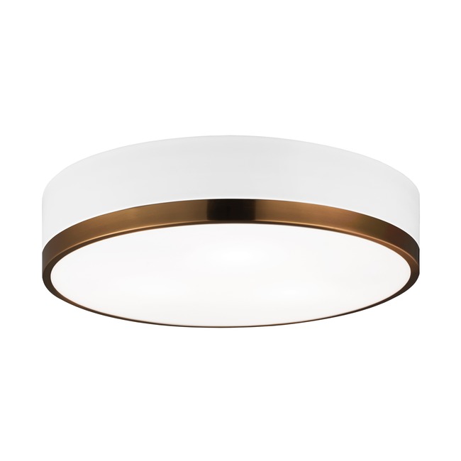 Trydor Flush Ceiling Light by Matteo Lighting | M14303WHAG | MTO917703