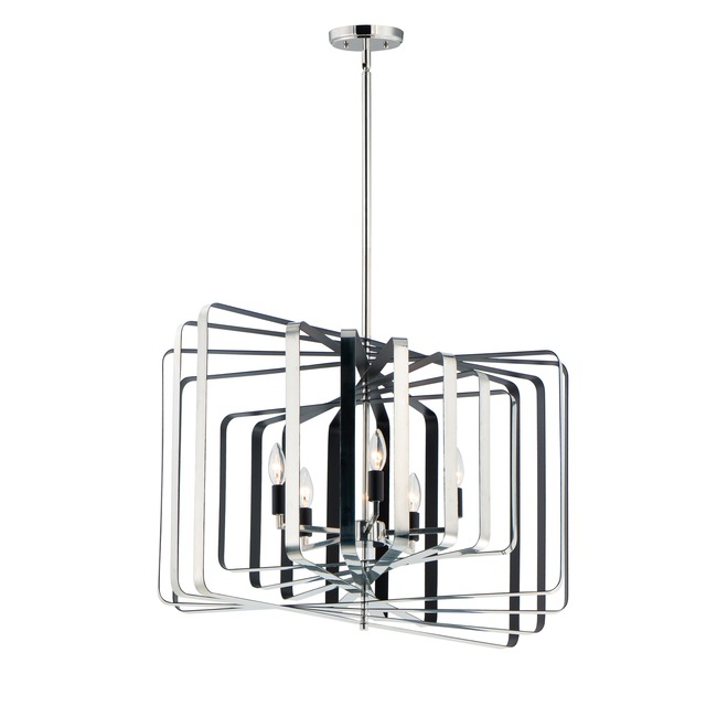 Radial Round Pendant by Maxim Lighting | 28677PNBK | MAX917965