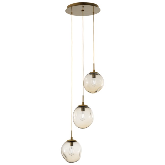 Aster Round Multi Light Pendant by Hammerton Studio | CHB0062-03-GB-C ...