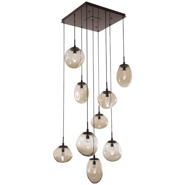 Cosmos Gem Square Multi Light Pendant by Hammerton Studio | CHB0069-09 ...