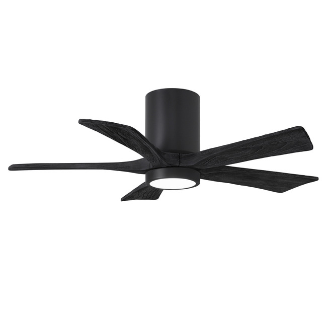 Irene Hugger Ceiling Fan by Matthews Fan Company | IR5HLK-BK-BK-42 ...