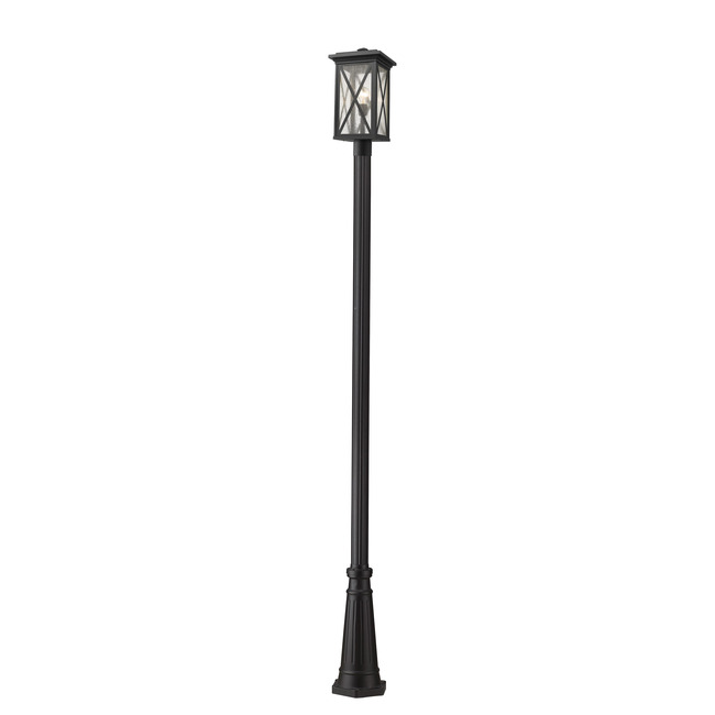 Brookside Outdoor Post Light with Round Post/Hexagon Base by Z-Lite ...