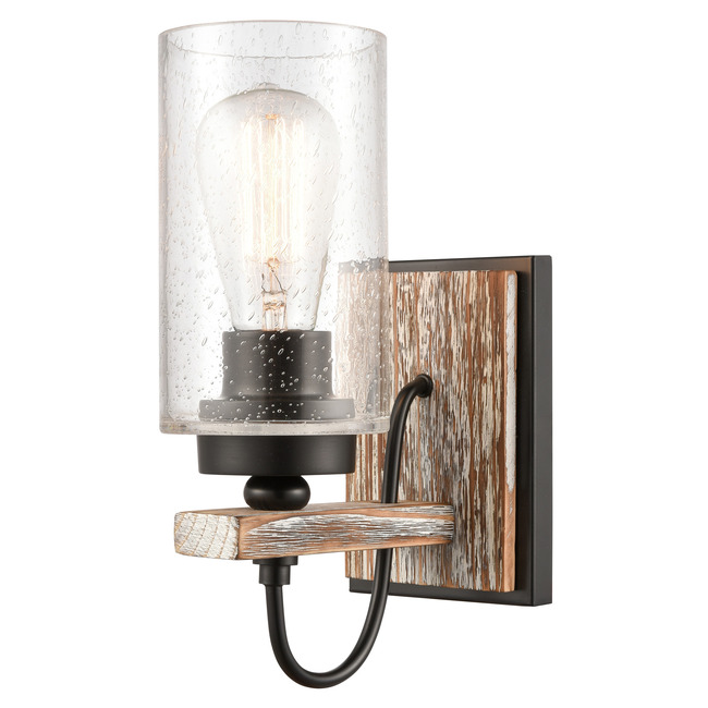 Paladin Wall Sconce by Innovations Lighting | 442-1W-BK-SDY