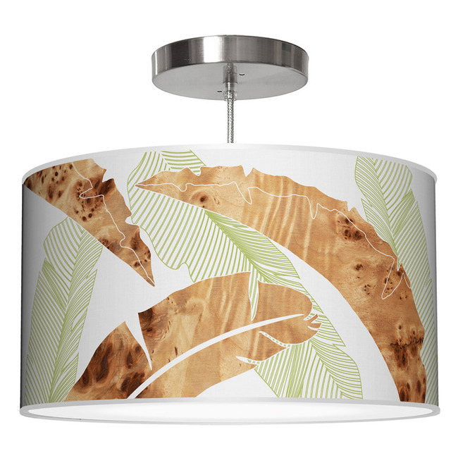 Banana Drum Pendant by Jef Designs | jd_Banana_Green_Thao36 | JEF961583