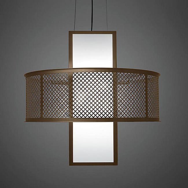 Duo Inner Triangle Pendant by UltraLights | 19431-CL-BK-WS-03 | ULT961918
