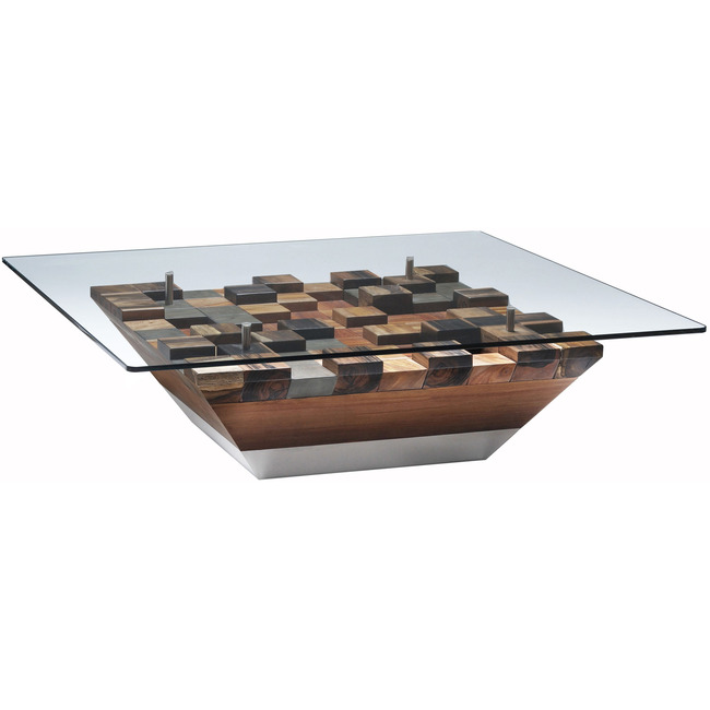 Cubes Cocktail Table by Oggetti | 91-CBE CT/GLS | OGG997755
