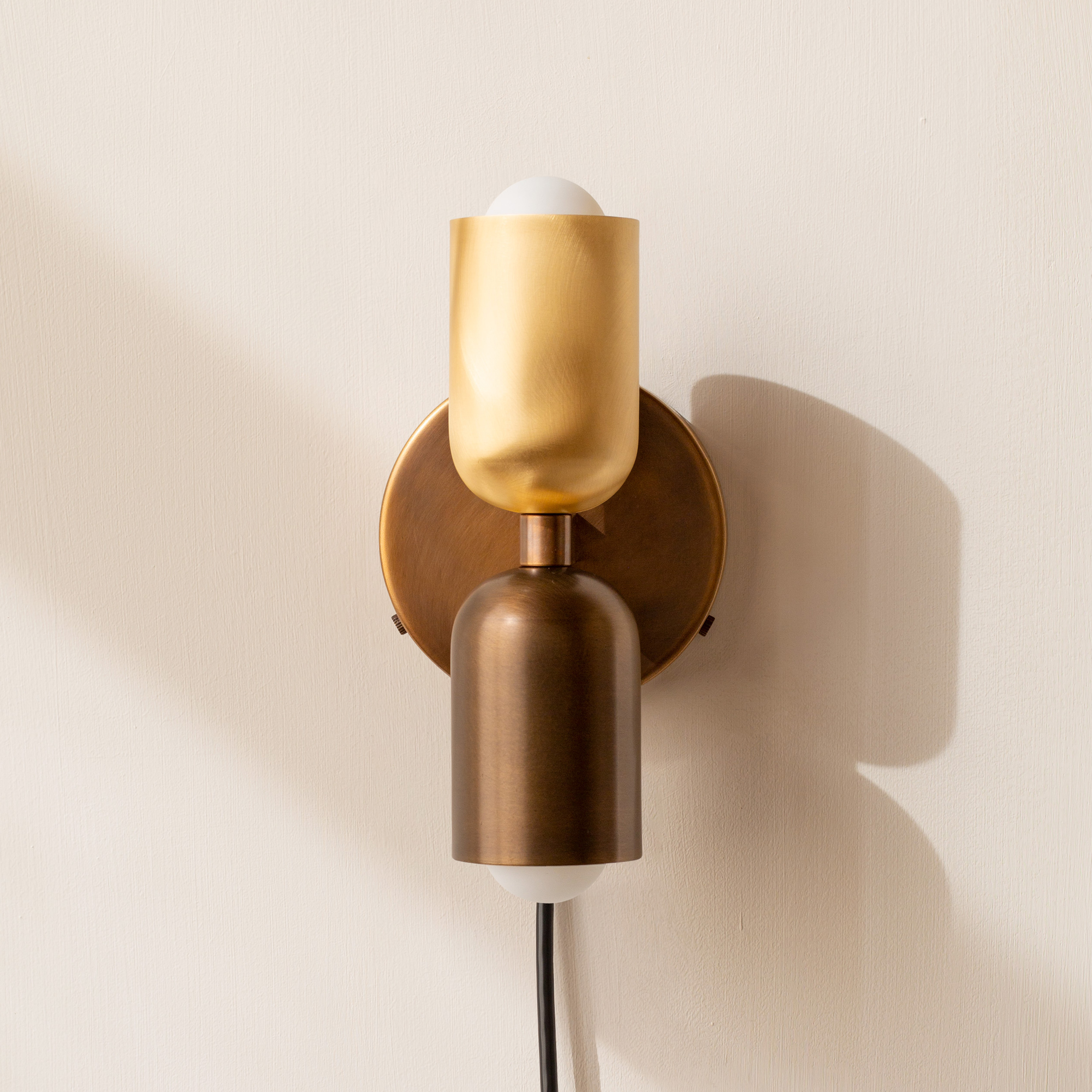 Brass Up Down Plug-In Wall Sconce by In Common With | SP-100746 ...