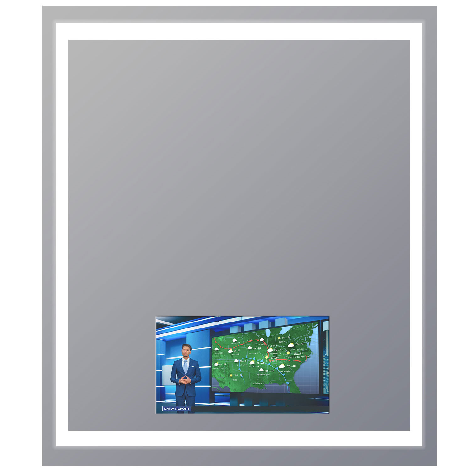 Integrity Lighted Mirror with TV by Electric Mirror | INT-156-AV-3642 ...