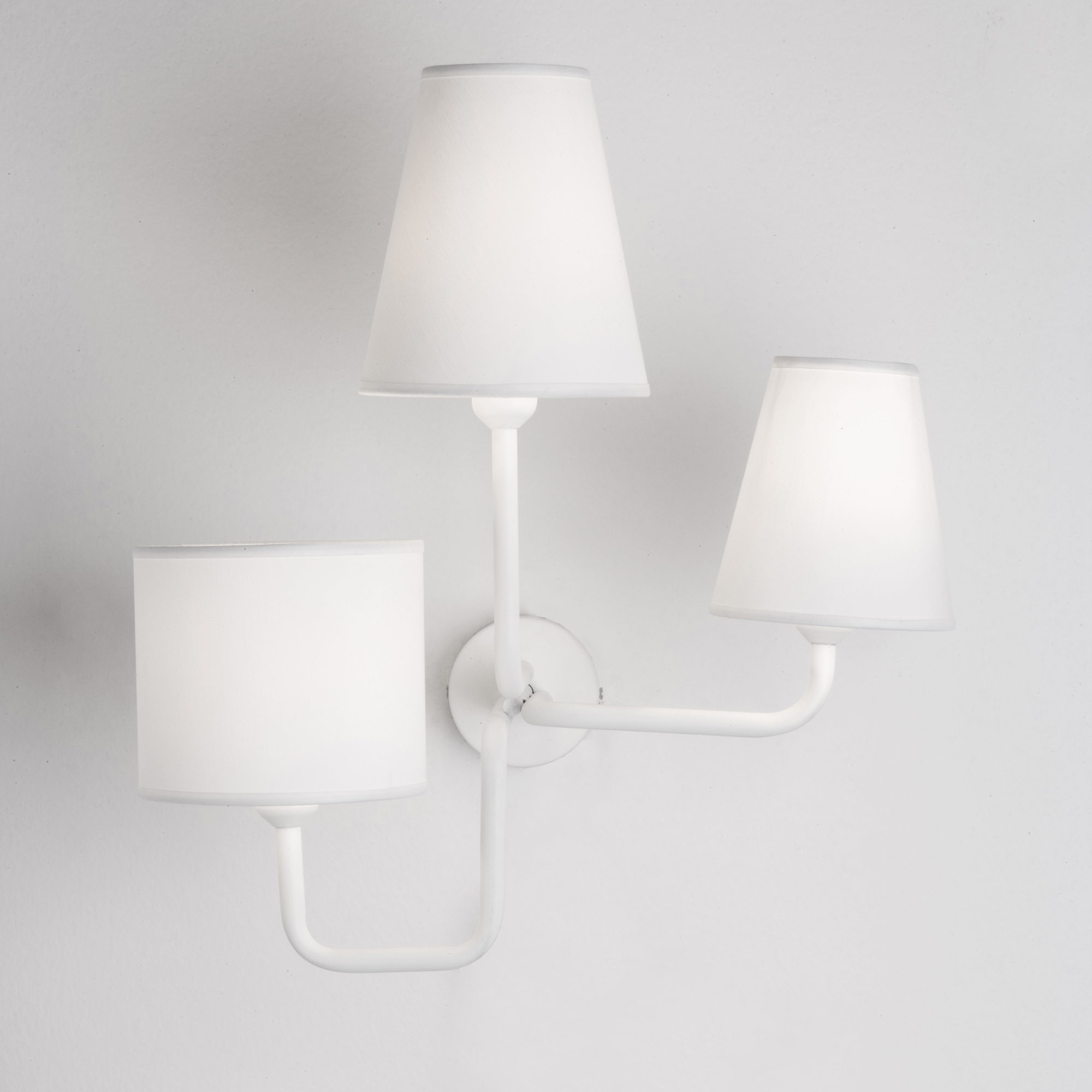Tria Wall Sconce by FOC Lighting | AL-63021-WHTFAB | ALE1012728