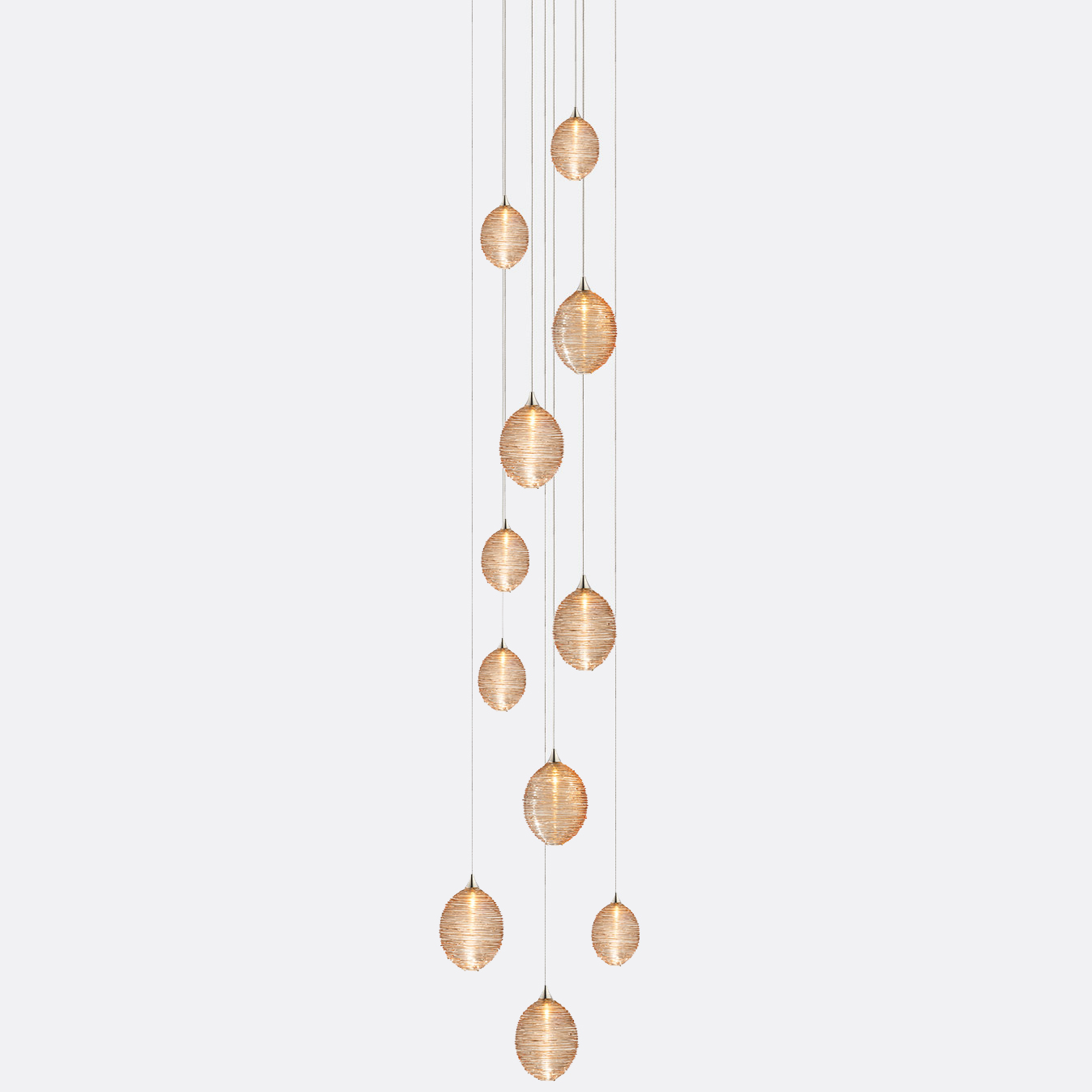 Cocoon Round Multi-Light Chandelier by Shakuff | CC11-AM-MS | SHK1012940