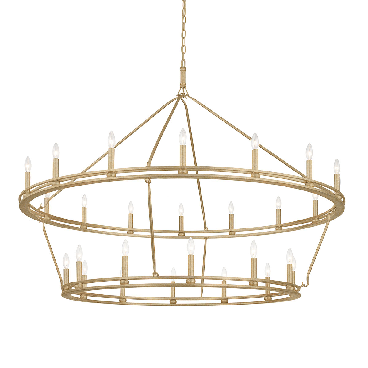 Sutton Double Chandelier by Troy Lighting | F6245-CSL | TRY1014427